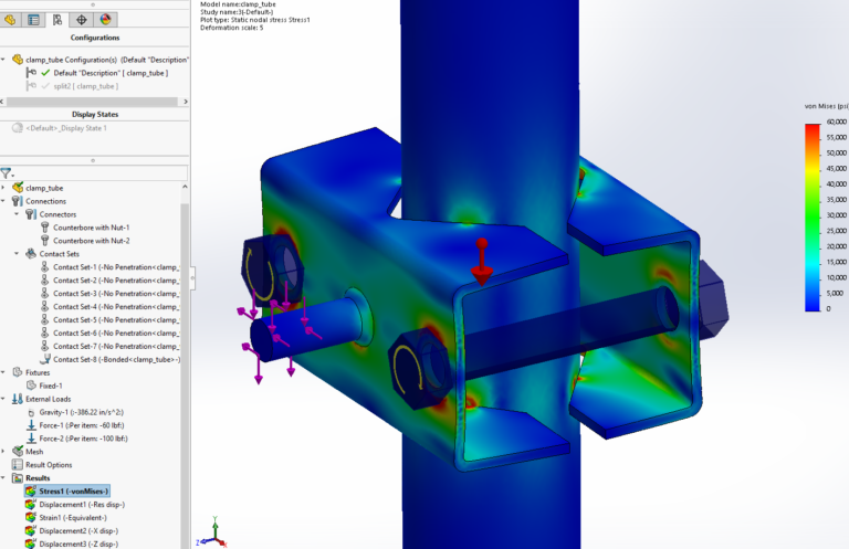 Friction Clamping in Simulation – Stone Lake Analytics, LLC
